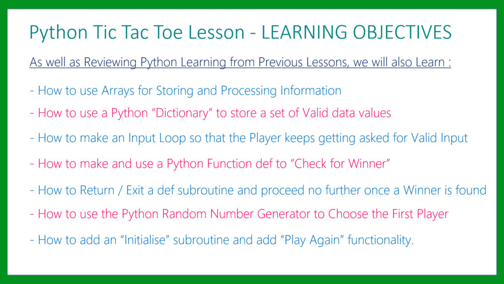 Python Tic Tac Toe Game – Passy World of ICT